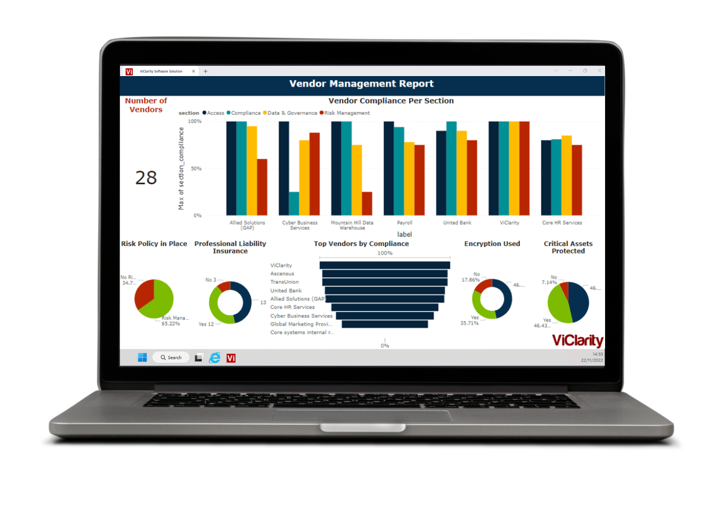 Third Party Risk Management Software Solution - ViClarity
